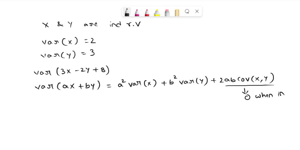 SOLVED: X and Y are two random variables. It is found that X+Y has a ...