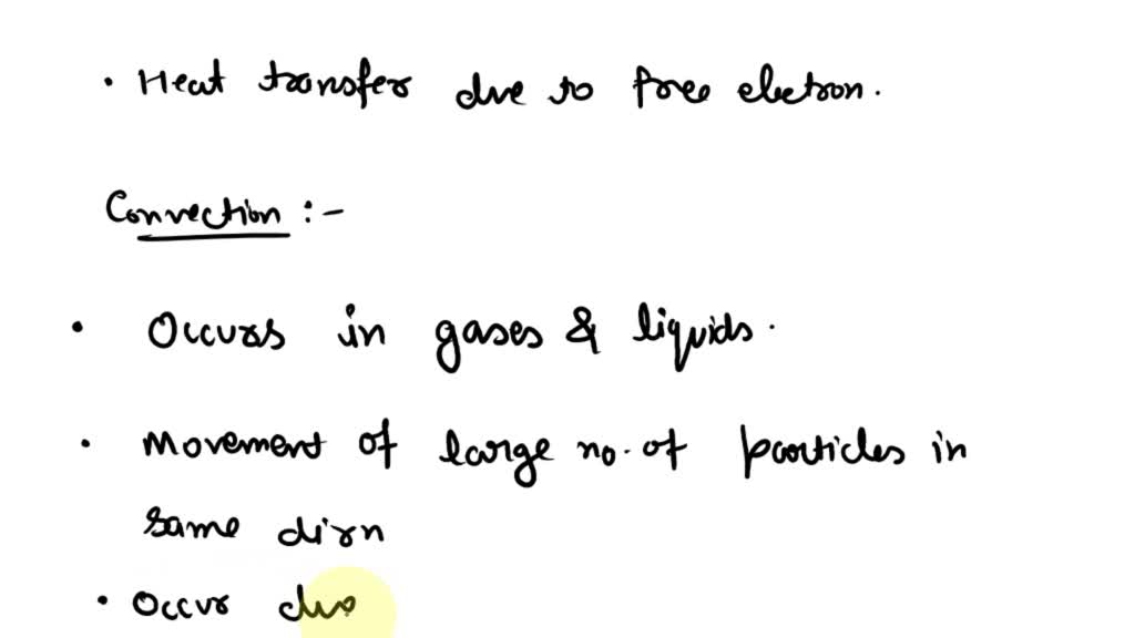 SOLVED: 3. Explain the difference between conduction, convection, and radiation way of ...