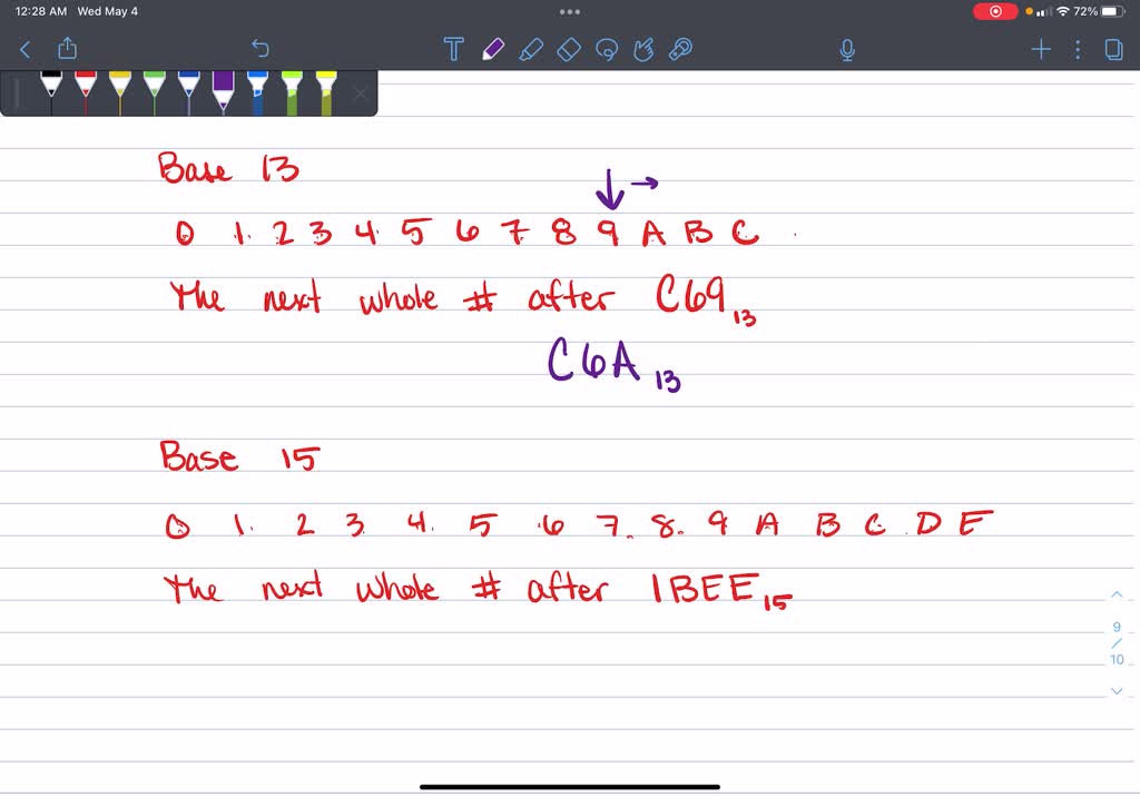 SOLVED: (a) Write the next whole number after C69 in the base-thirteen ...