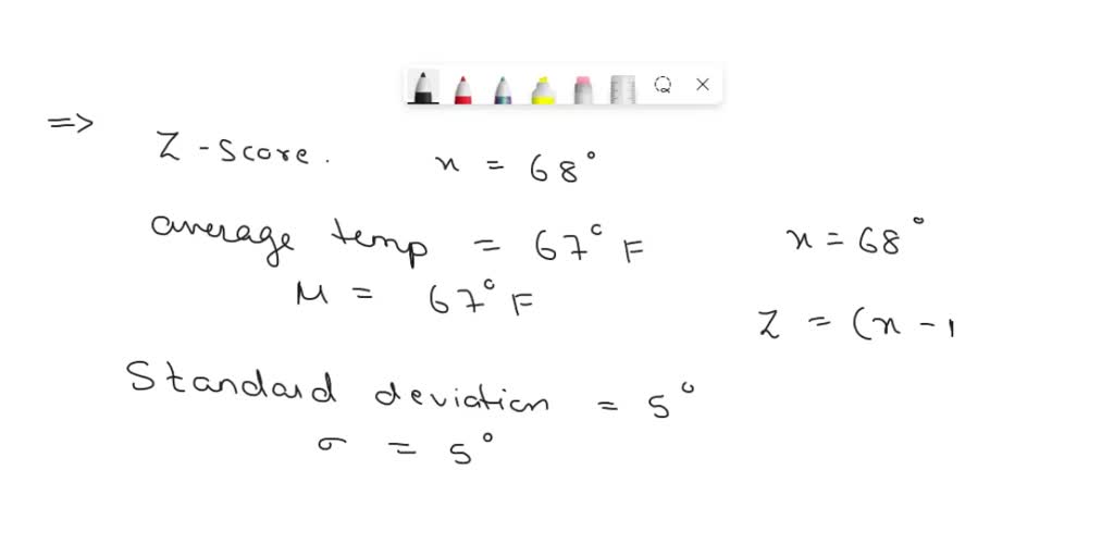 SOLVED: The temperature is recorded in 65 cities on a given day in ...