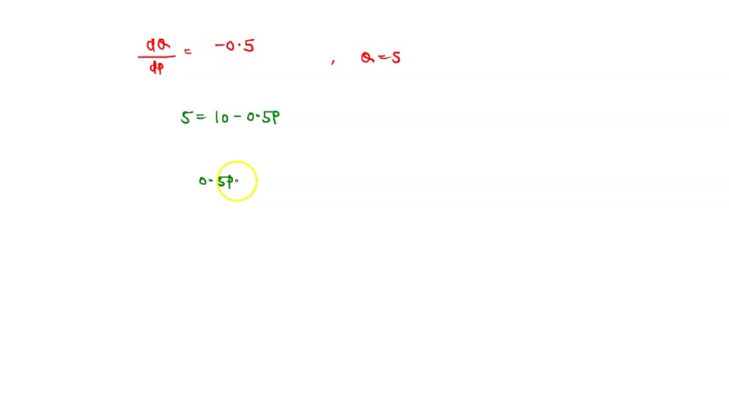 SOLVED: 2.Draw the demand curve Q-250-10P Calculate the price ...
