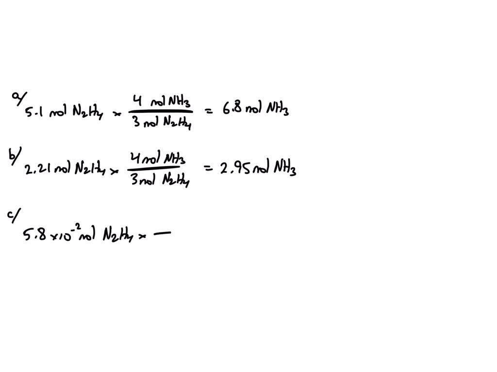 SOLVED: (a) Consider the reaction of ammonia formation: N2 + 3H2 ...