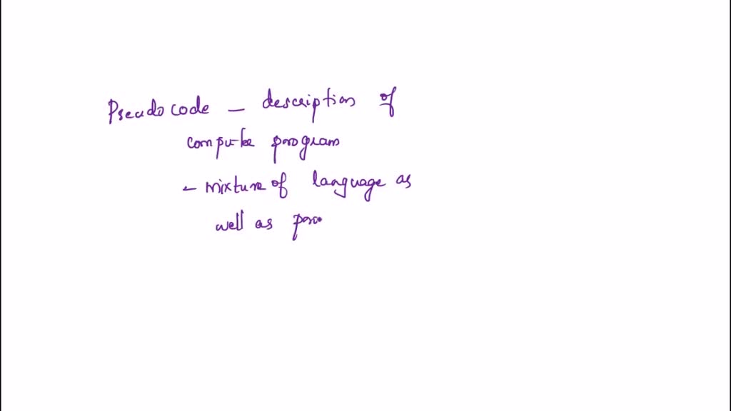 Solved Pseudocode To Print Out An Inputted Number Multiplied By 2 And Divided By 10