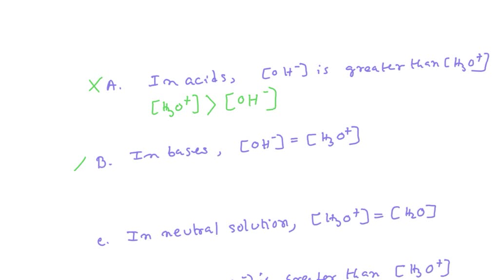 SOLVED: Which of the following statements correctly describes the ...