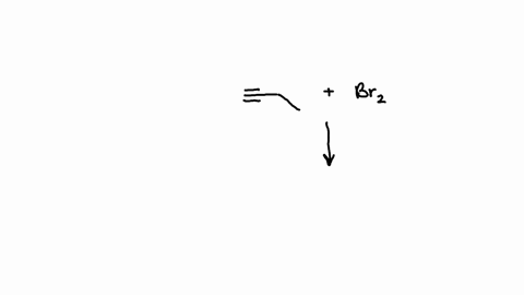 draw the major organic product from reaction of 1 butyne with 1 equiv ...