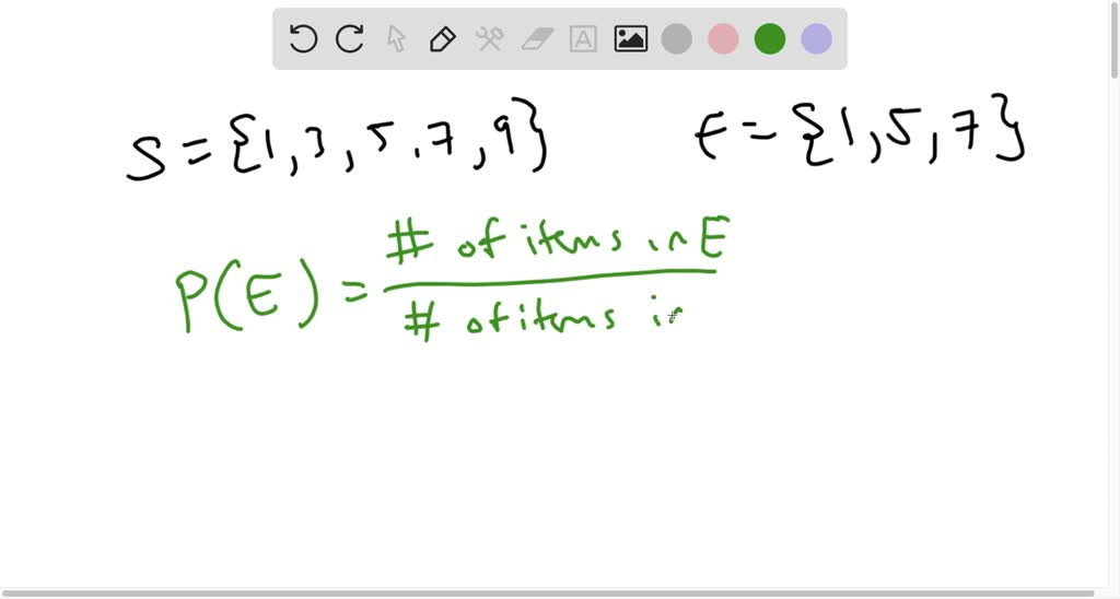 SOLVED: Calculate the (modeled) probability P(E) using the given ...