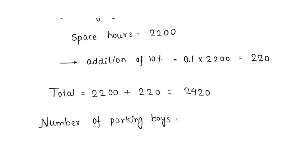 Data collected at a parking lot indicate that a total of 300 cars park ...