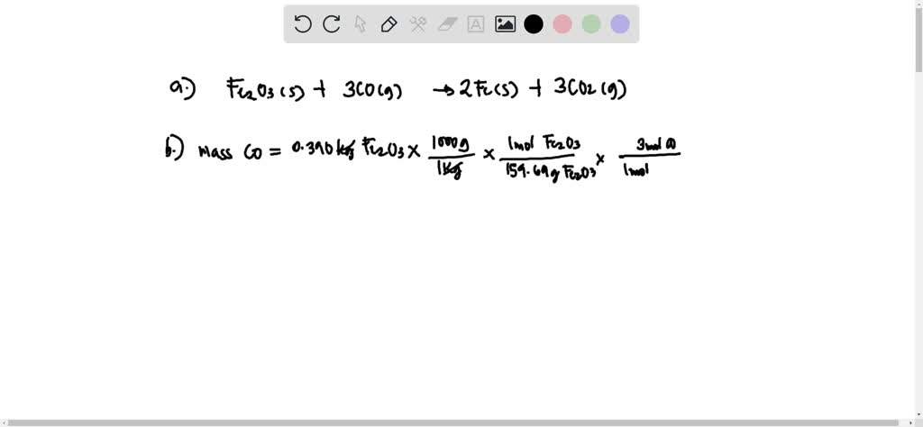 Solved An Iron Ore Sample Contains Fe2o3 Together With Other