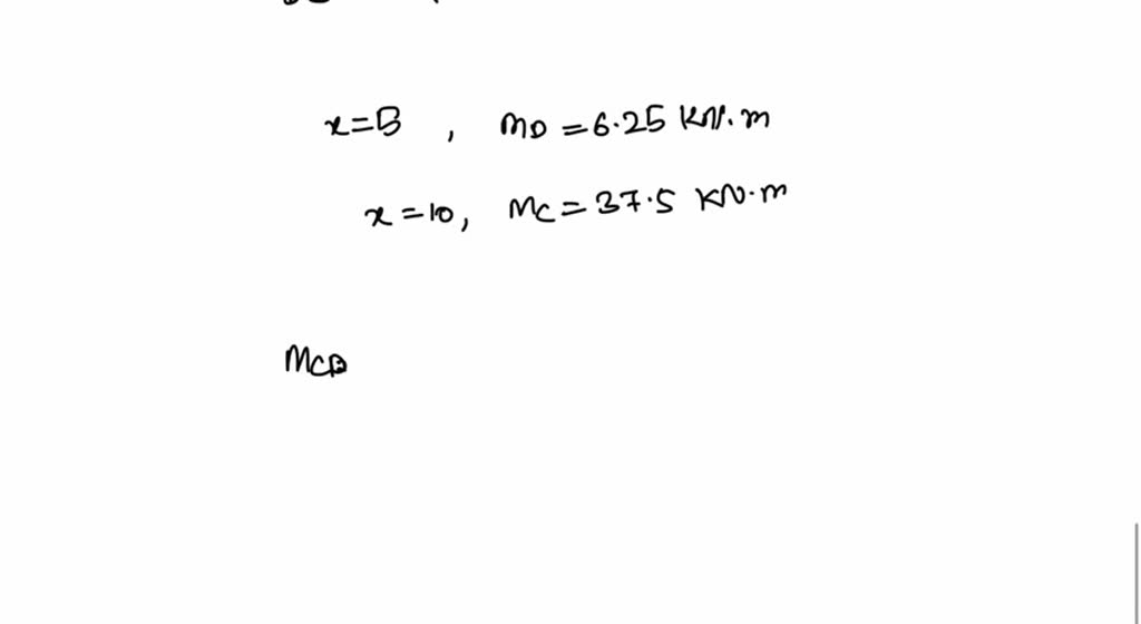 SOLVED: Consider a simple supported beam subjected to the load shown ...