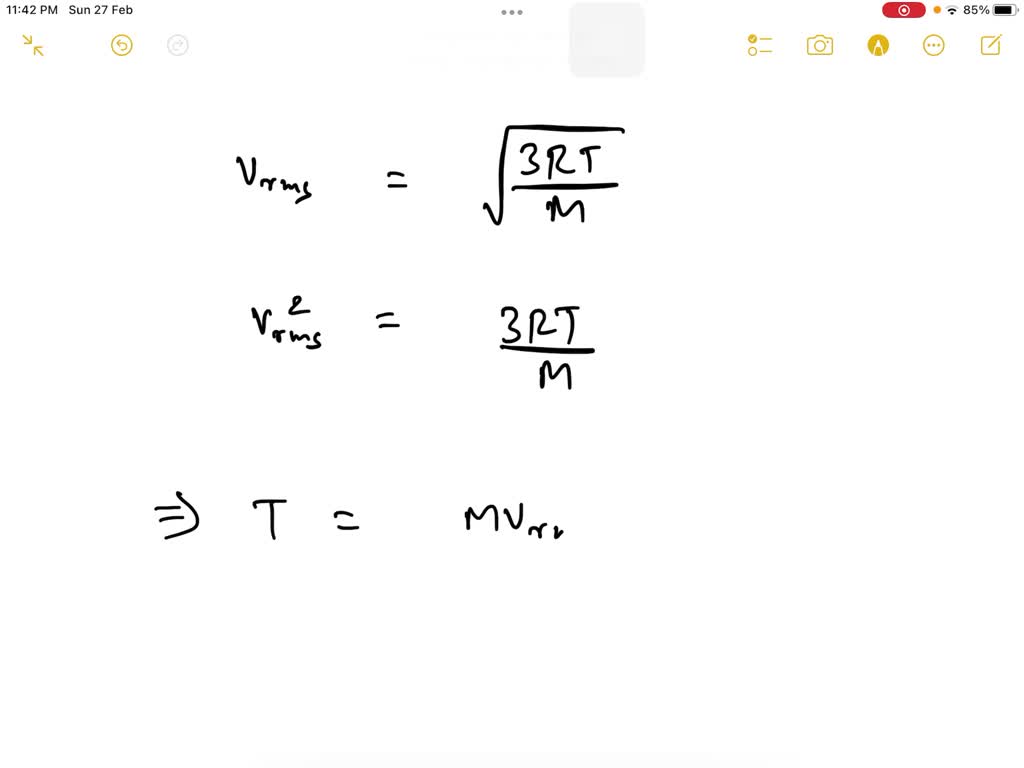 SOLVED: What is the temperature of CO2 gas if the average speed (actually the root-mean-square ...