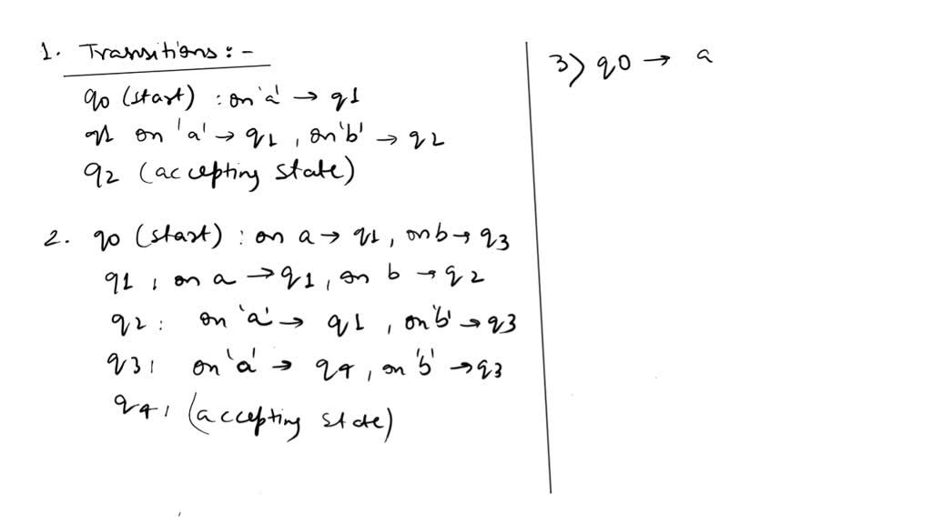 Solved E Construct A Nondeterministic Finite State Automaton That