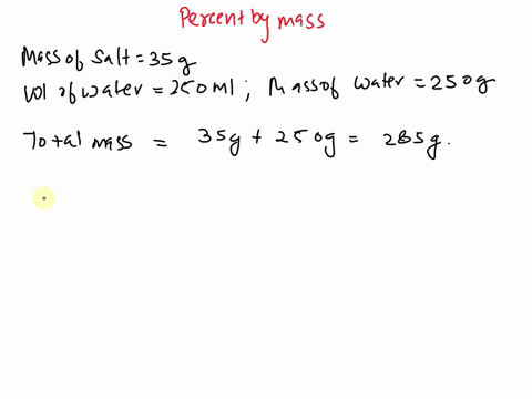 If 4000 grams of salt solution of salt water contains 40...