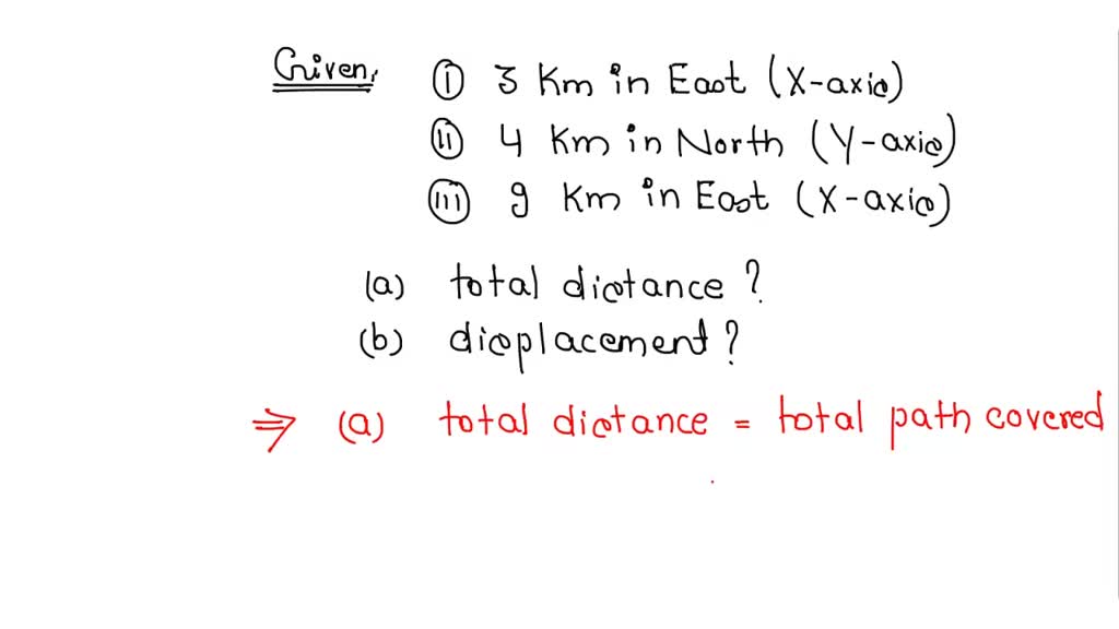 SOLVED: A body travels a distance of 3 km towards East, then 4 km ...