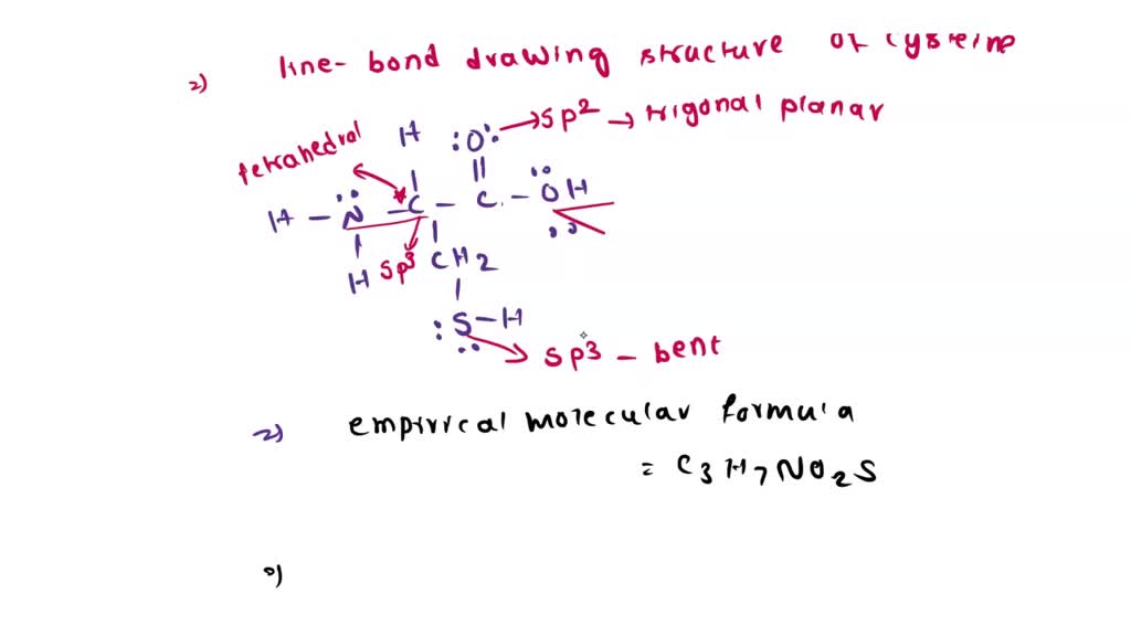 SOLVED: L-cysteine is one of the twenty natural amino acids found in ...