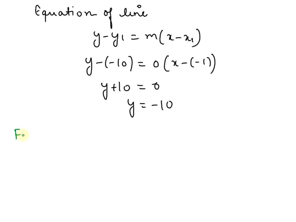 SOLVED: Write an equation in slope -intercept form for the line ... SOLVED: Write an equation in slope -intercept form for the line ...