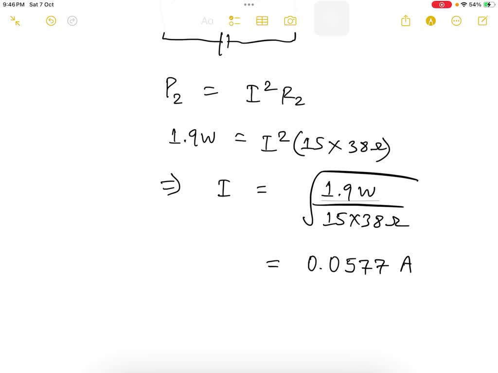 SOLVED: In the circuit diagram R1 = 5R and R2 = 15R, where R = 38 Ω. The power dissipated in ...