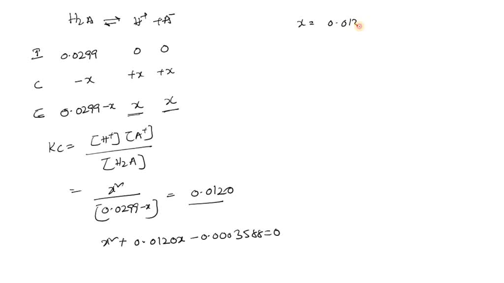 SOLVED: 9. Construct a ladder diagram for Maleic acid, a diprotic weak acid (H2A), and estimate ...