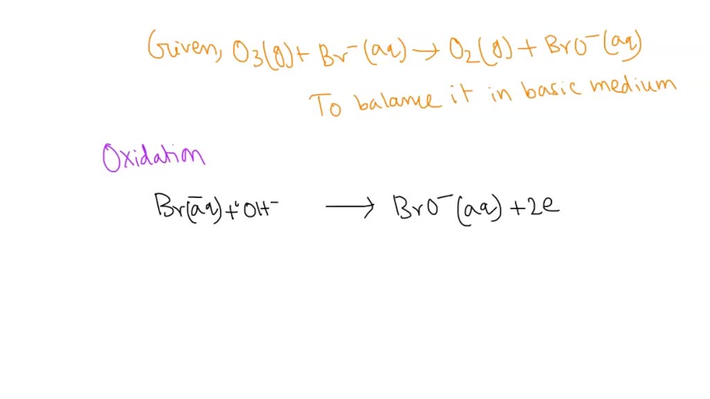 SOLVED: Balance the following reaction in acidic solution using half ...