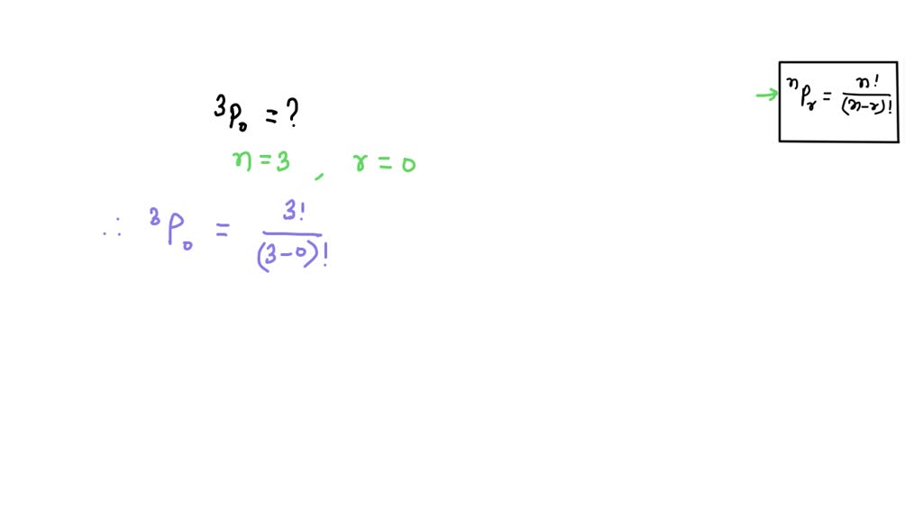 SOLVED: 11) Calculate the following Combinations and Permutations: b ...
