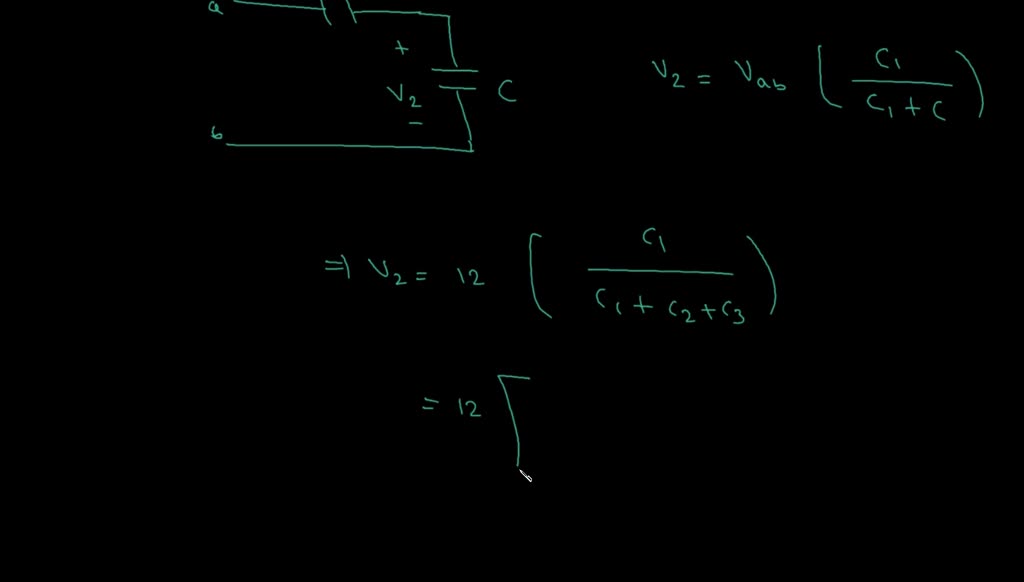 Solved 13 Three Capacitors With Capacitances C1 4 0 Pf Cz 3 0 Af And Cz 2 0 Af Are