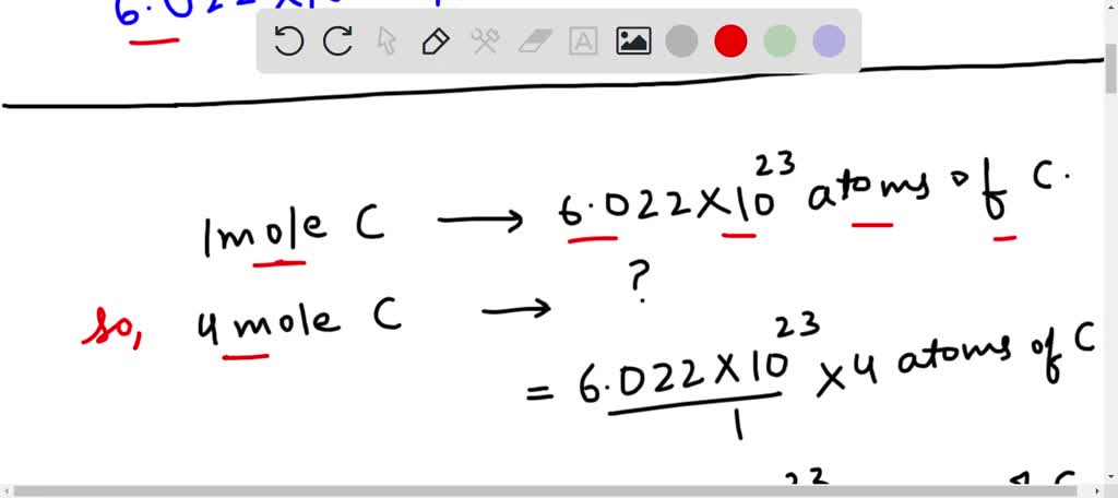 SOLVED: A sample of vitamin A, C20H30O, contains 4.0 x 10^24 atoms of carbon. How many moles of ...