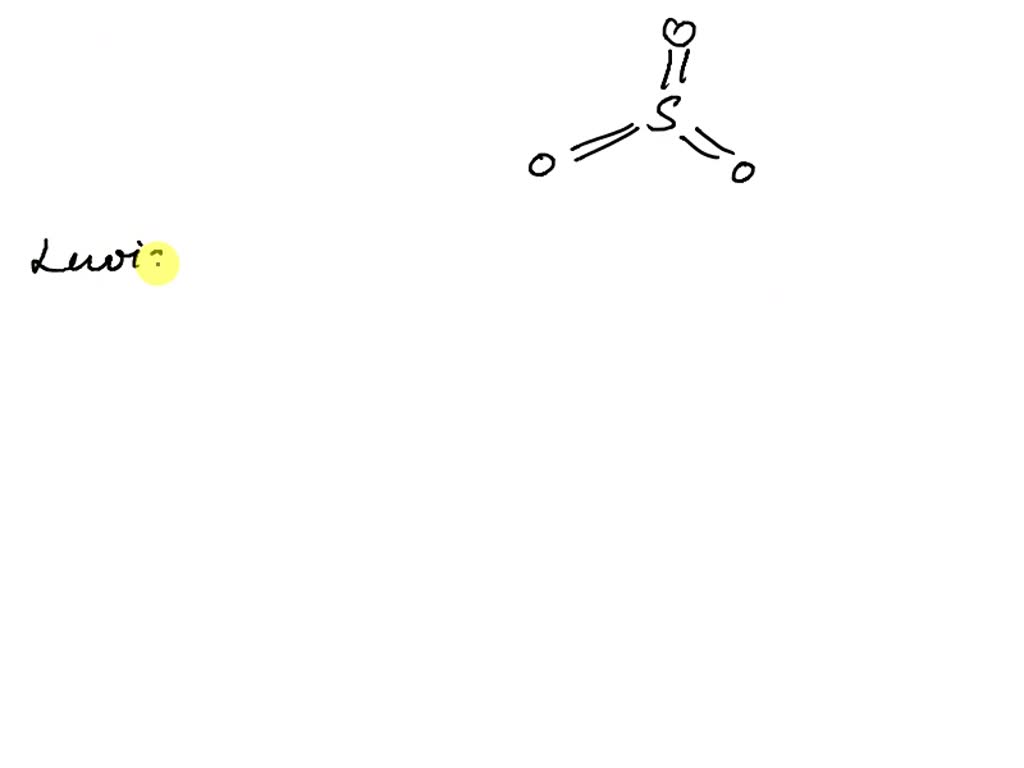 SOLVED: The Lewis structure of SO3 (all atoms obey the octet rule ...