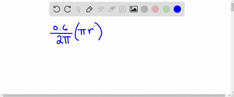 SOLVED: 'This exercise involves the formula for the area of a circular ...
