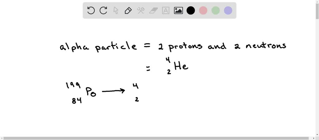 SOLVED: mass number 199 emits an alpha particle. The of atomic number ...
