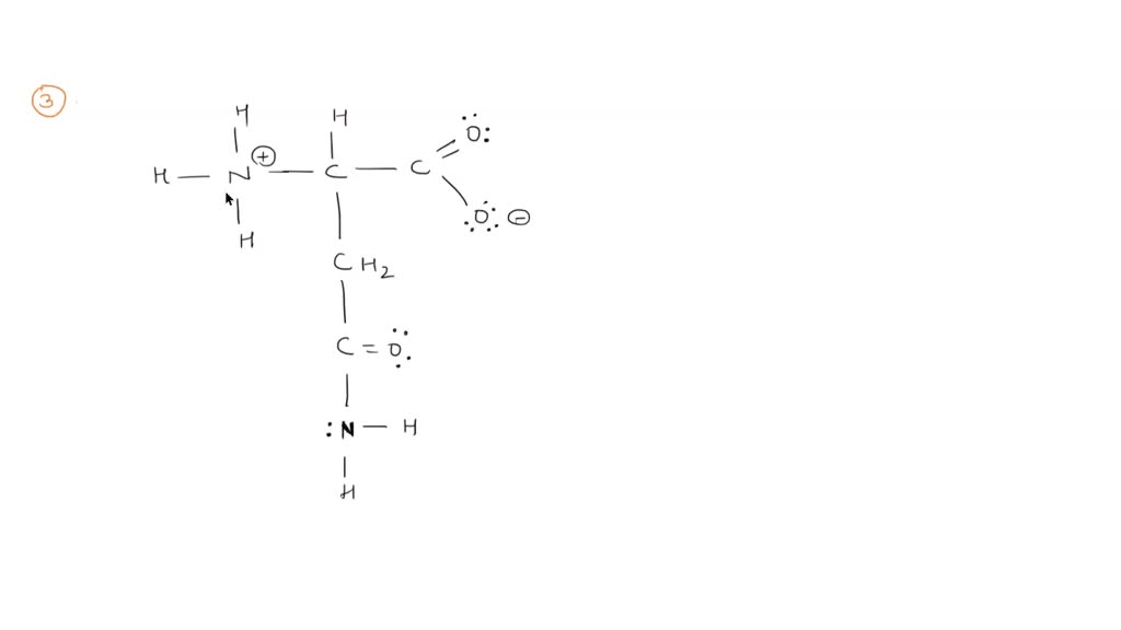 Asparagine is = polar amino acid, shown at pH 7. What is the maximum ...