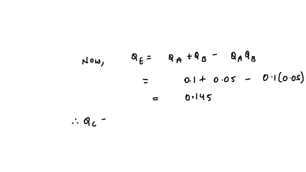 SOLVED: Can you solve and explain your steps please? The below process flow represents ...