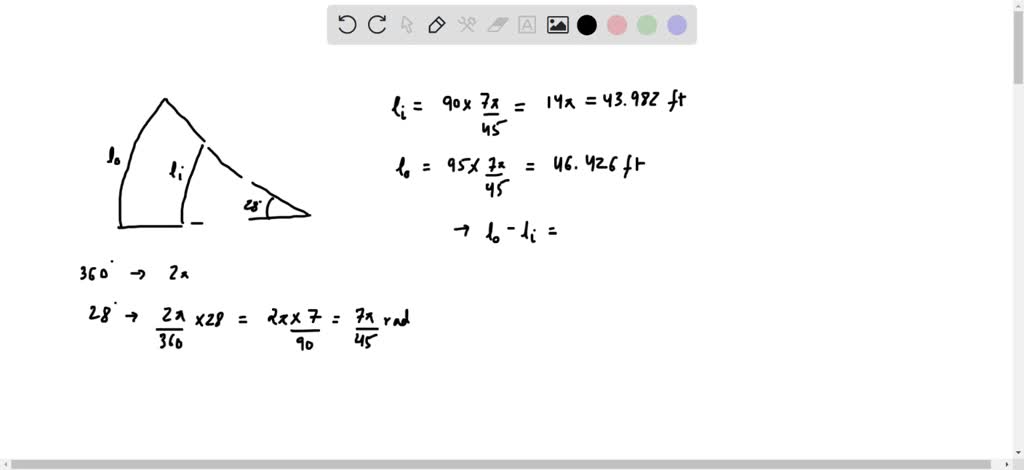 SOLVED: 'Part of a railroad track follows a circular arc with a central ...