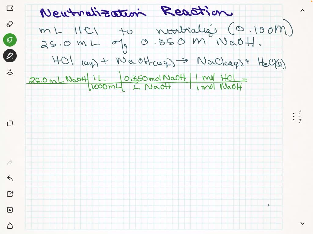 How Many Ml Hcl Of A 0 100 M Hcl Solution Is Needed To Completely