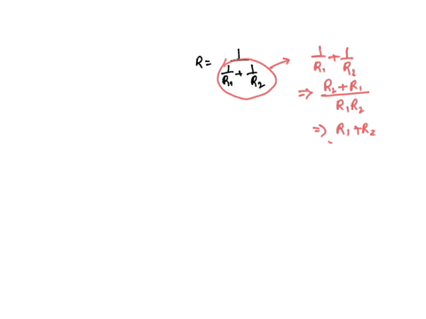 SOLVED:When two resistances R1 and R2 are placed in parallel, the ...