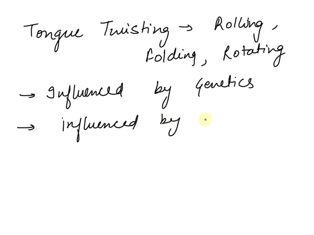 Solved The Ability To Curl Your Tongue Into A Tube Is A Genetic Trait Controlled By Which