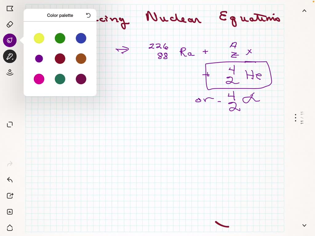 SOLVED: Balancing nuclear equations is slightly different than ...