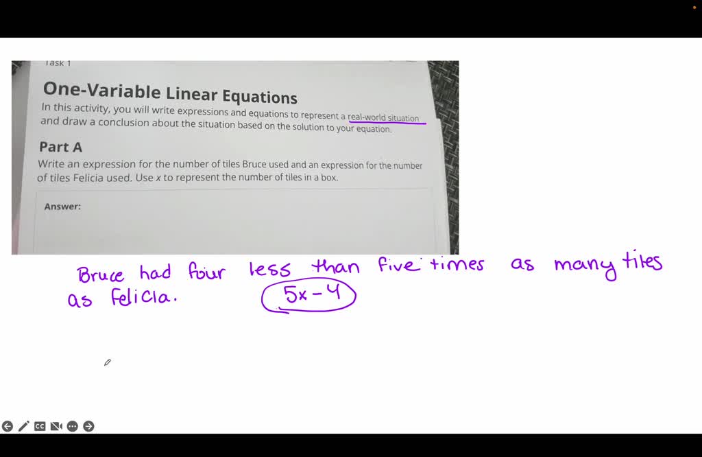 SOLVED: Model the problem with algebra tiles. Then use the model to write an algebraic ...