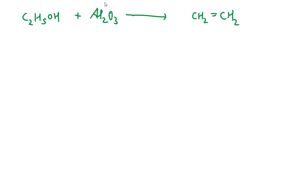 SOLVED: The temperature required for the dehydration of alcohol to get ...