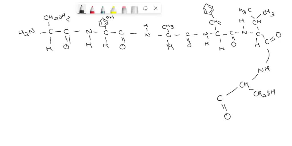 SOLVED: PART A: Amino Acids and Peptide Bonds 1. Draw the structure of ...