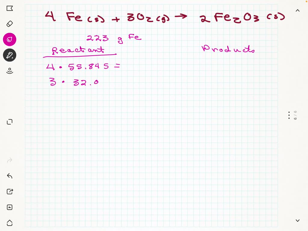 SOLVED: Which equation obeys the law of conservation of mass? 2Fe + 3O2 → 2Fe2O3 4Fe + O2 → ...
