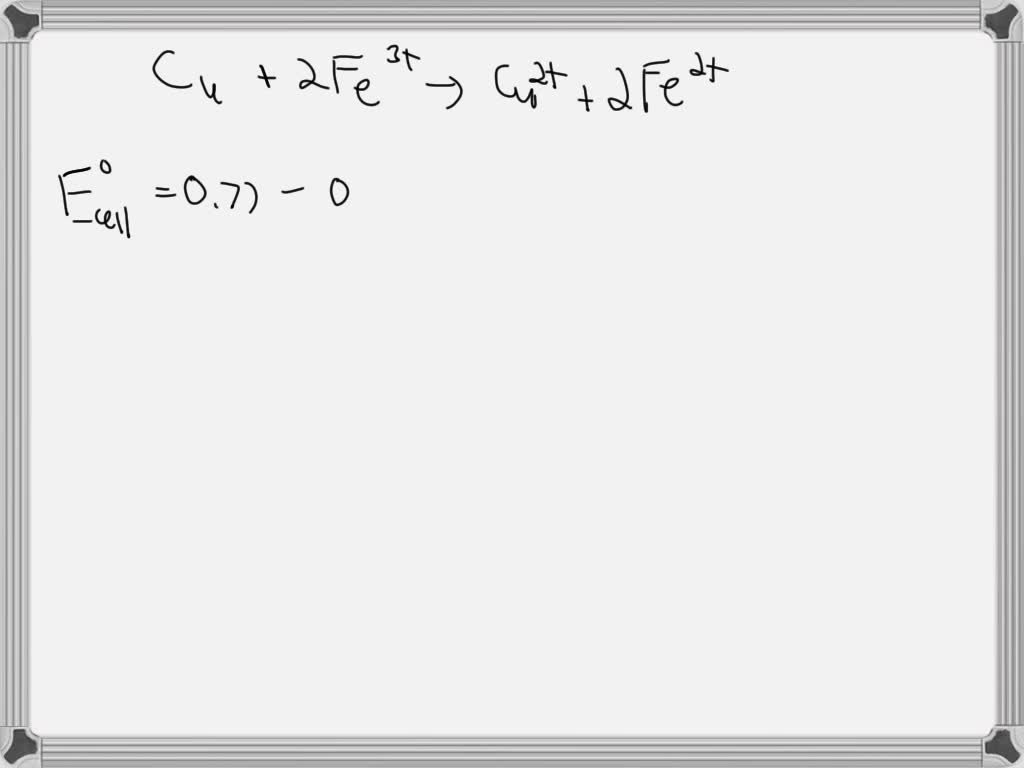 VIDEO solution: Consider the reaction Cu2+ + e- = Cu+ which has an ...