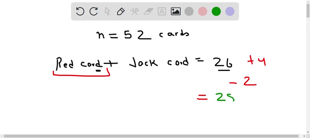 SOLVED: A card is randomly drawn from a deck of 52 cards. Find the ...