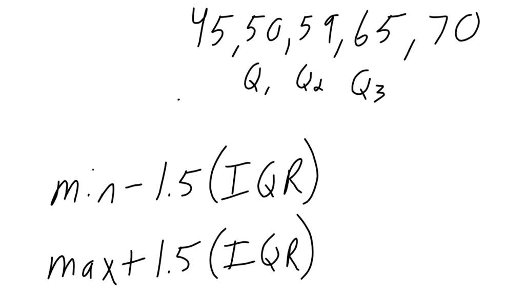 Solved The Five Number Summary Of A Dataset Was Found To Be 48 56 60 61 70 An Observation