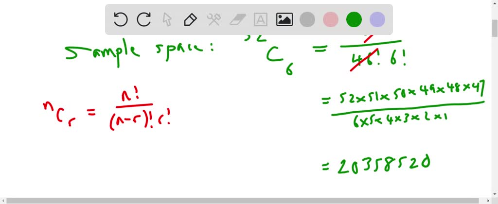 SOLVED: 'If six cards are dealt from a full deck; use a tree diagram to ...