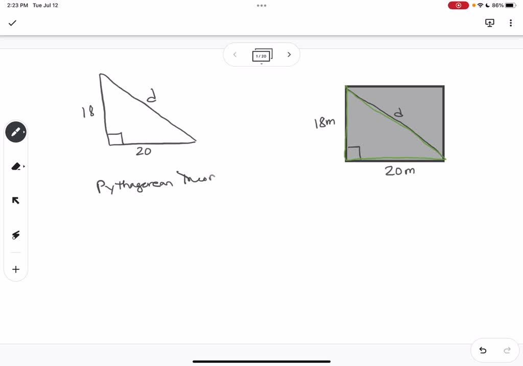 SOLVED: The foundation of a building is in the shape of a rectangle ...