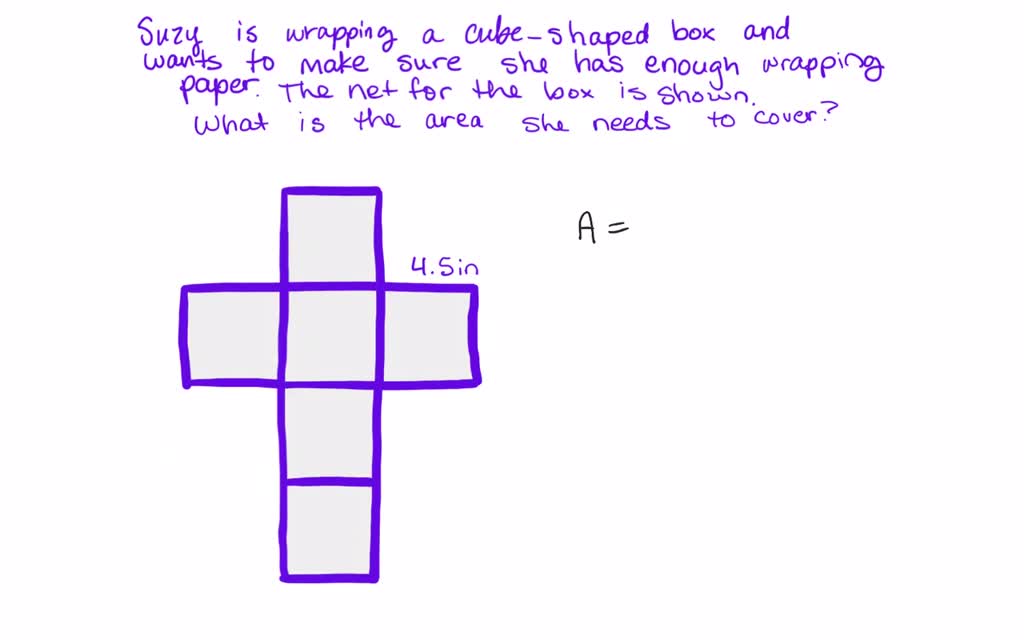 SOLVED: 0f 3 Suzy is wrapping a cube-shaped box and wants t0 make sure ...