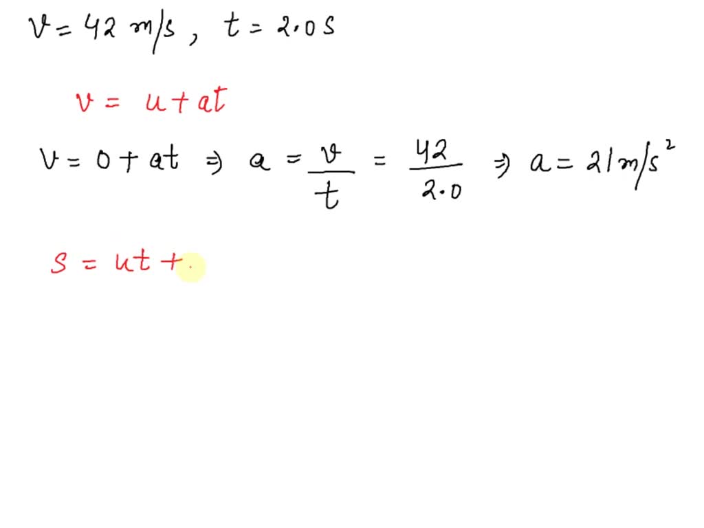 A jet plane is launched from a catapult on an aircraft carrier. In 2.0 ...