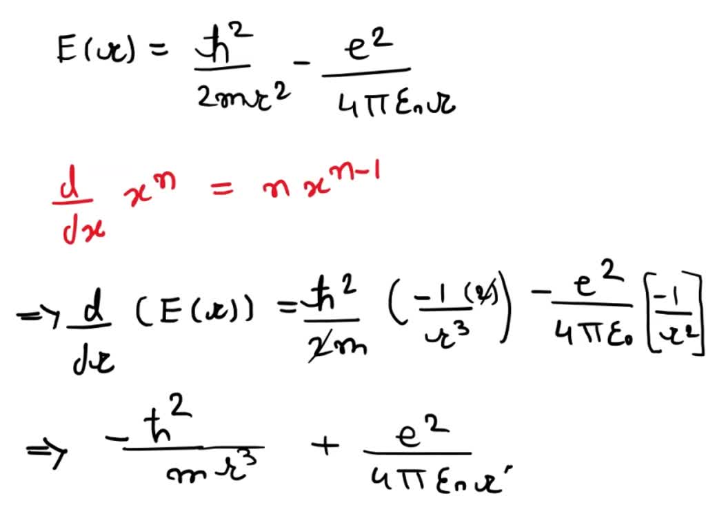 SOLVED: The Bohr radius a0 of the hydrogen atom is the value of r that ...