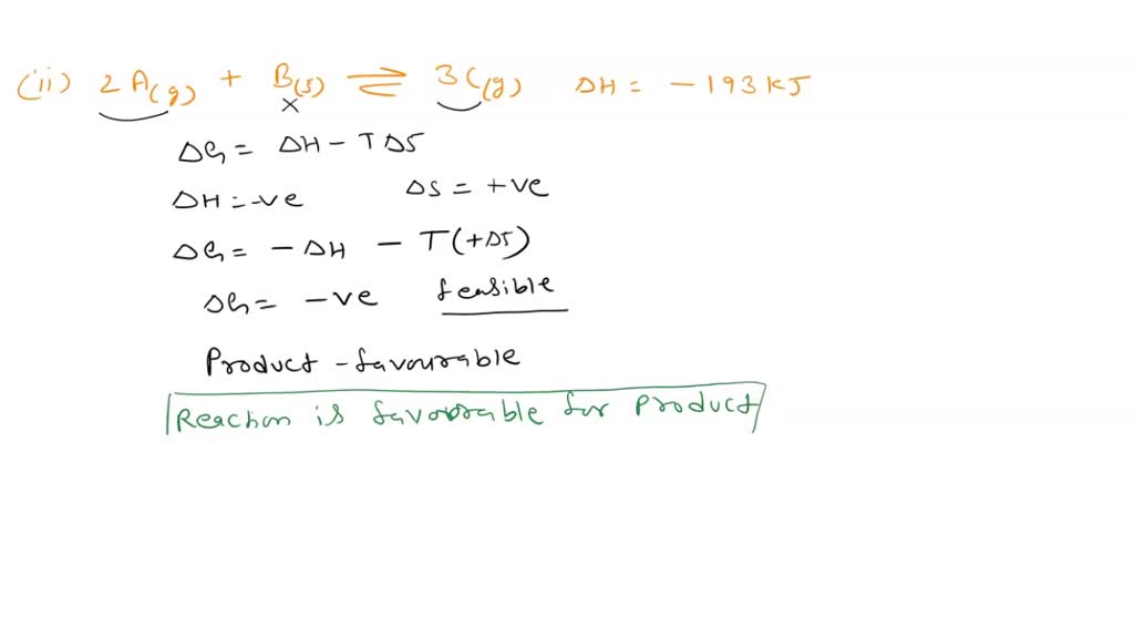 SOLVED: Where possible, classify these systems aS reactant-favored or ...