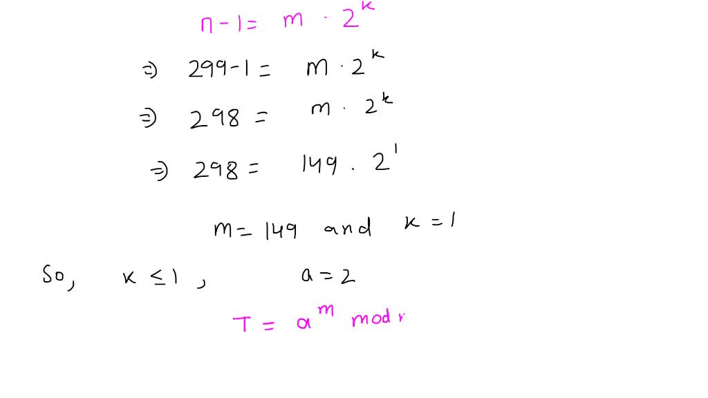 Solved Prove That 1517 Is Composite Using The Miller Rabin Test 