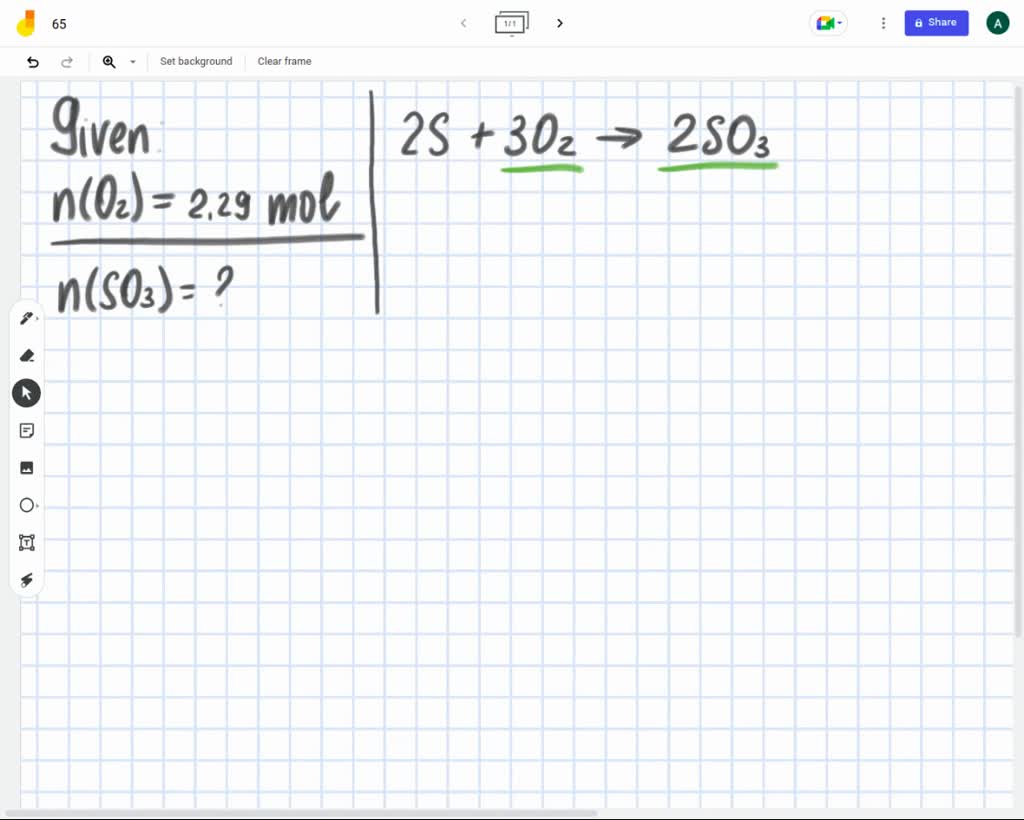 SOLVED: For the reaction, calculate how many moles of the product form when 2.29 mol of O2 ...